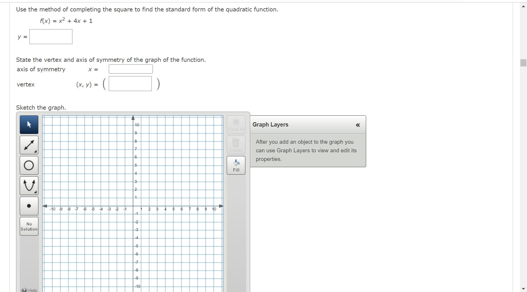 Solved Use the method of completing the square to find the | Chegg.com