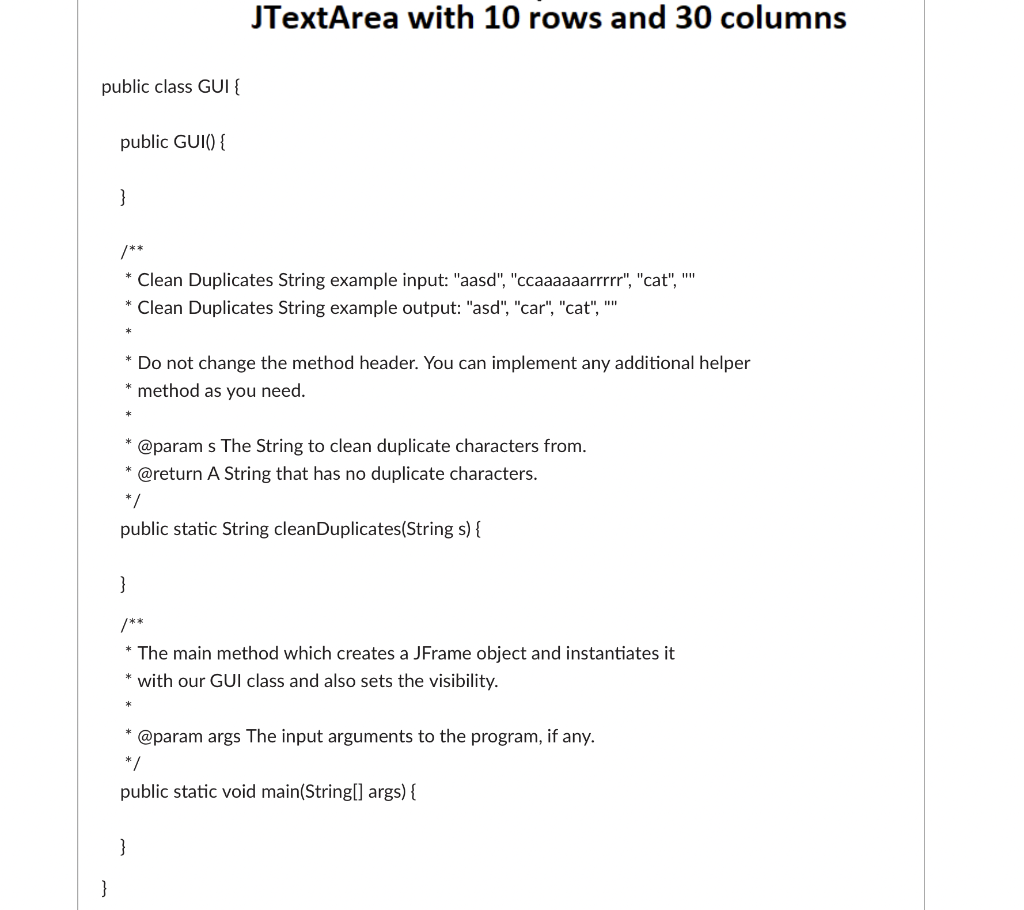 Solved Given the GUI example below as well as the starter | Chegg.com