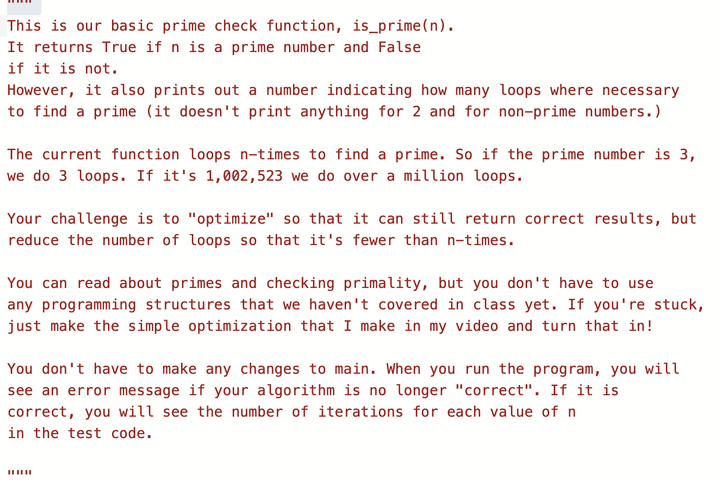Solved Please Address Below Python Code Finding Primes Chegg