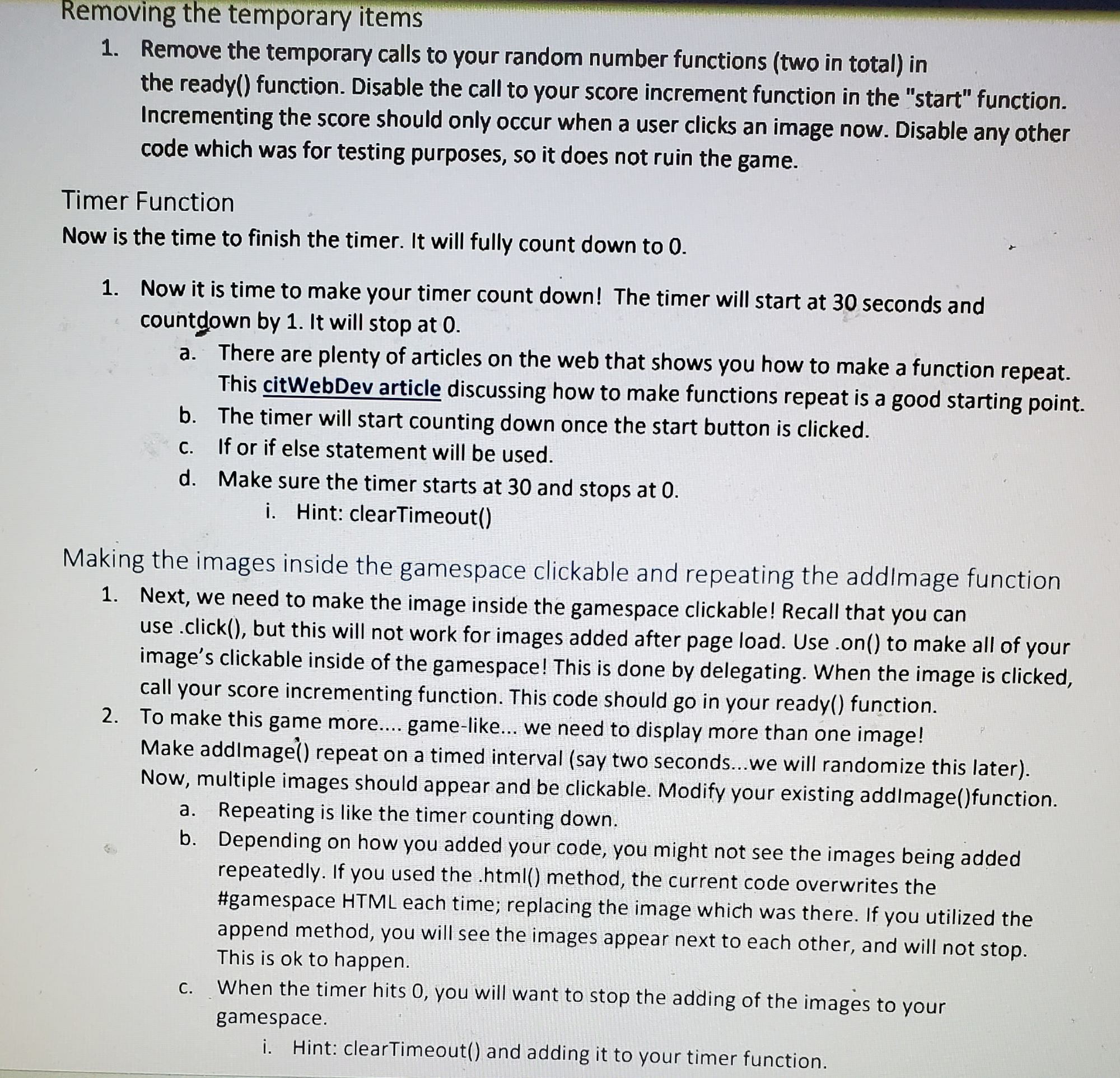 Solved Removing the temporary items 1. Remove the temporary | Chegg.com