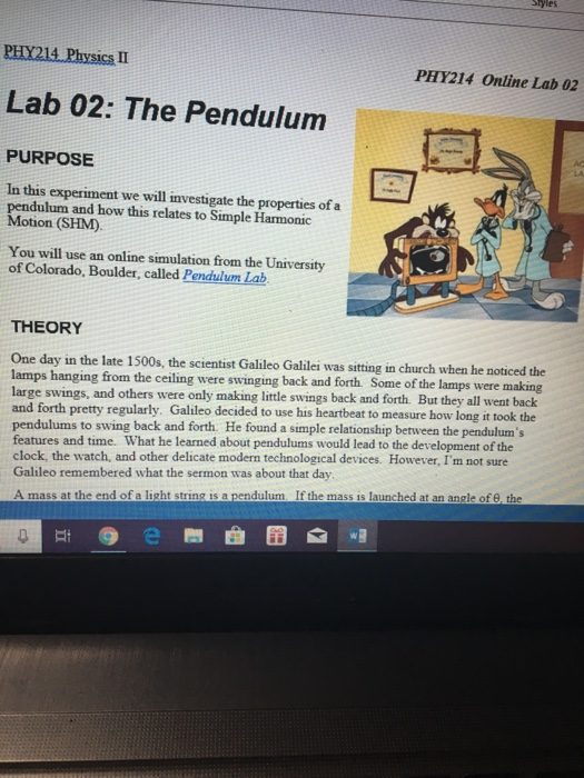 PHY214. Physics II PHY214 Online Lab 02 Lab 02: The | Chegg.com