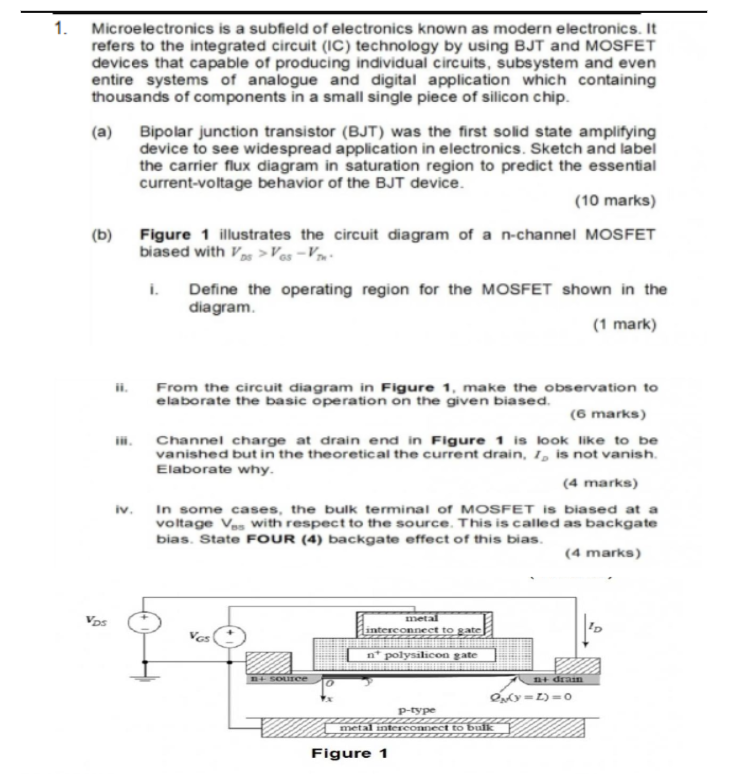 Solved helpMicroelectronics is a subfield of electronics | Chegg.com