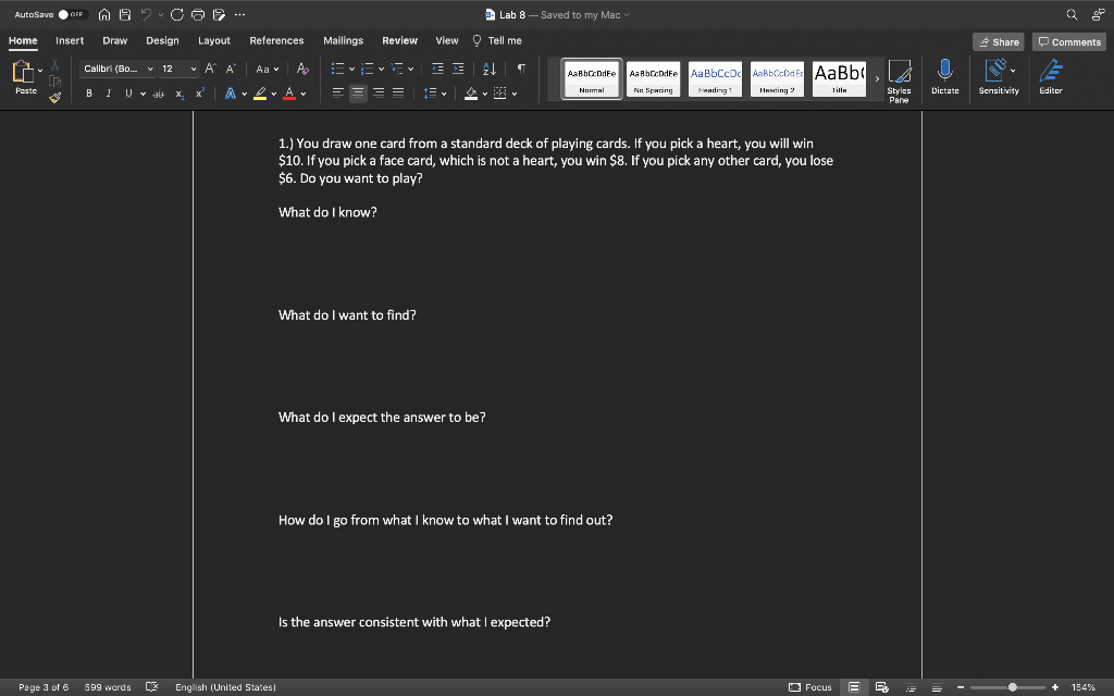 Solved 1.) You draw one card from a standard deck of playing | Chegg.com