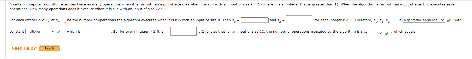 Solved A Certain Computer Algorithm Executes Twice As Many 0955