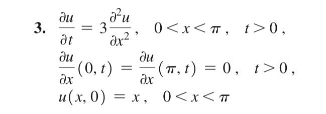 Solved find a formal solution to the given initial-boundary | Chegg.com