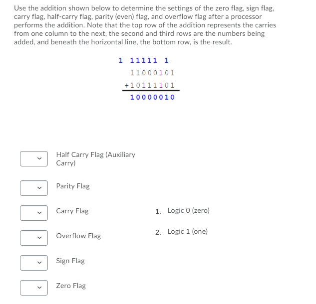 Solved Use the addition shown below to determine the | Chegg.com
