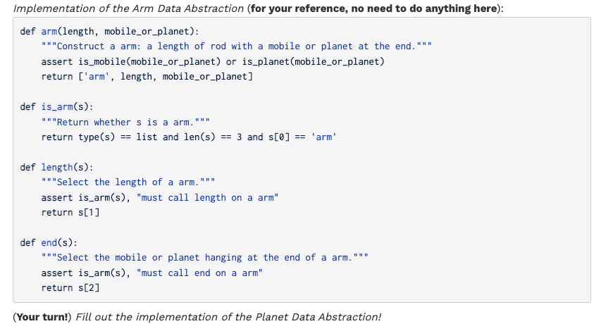 Solved Below are the implementations of the various data | Chegg.com