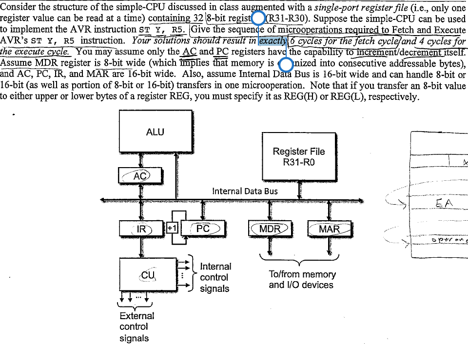 Solved Consider the structure of the simple-CPU discussed in | Chegg.com