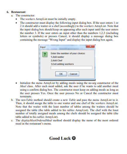 Solved → Write a JAVA program to build an appropriate | Chegg.com
