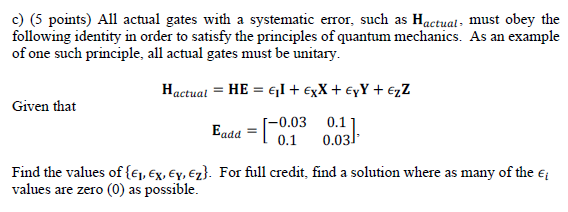 Solved ECE/CS 8381 Introduction to Quantum Logic and | Chegg.com