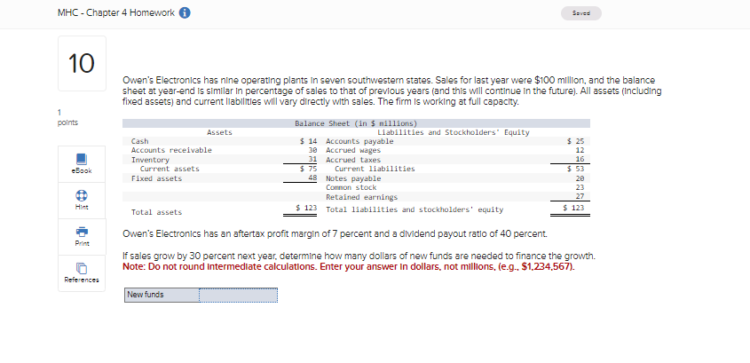 Solved Owen's Electronics has nine operating plants in seven | Chegg.com