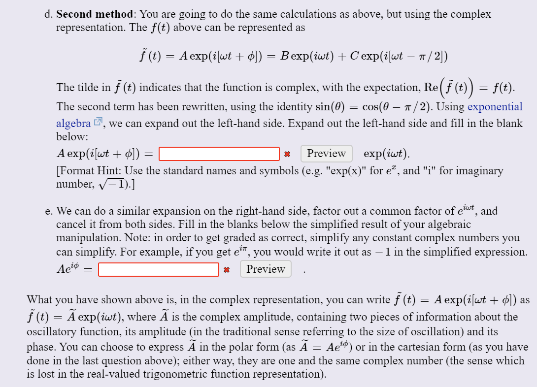 Solved 2. Algebraic manipulation example In this next set of | Chegg.com