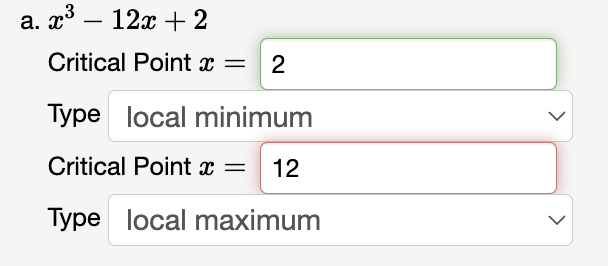 Solved find the local minumum and maximum of | Chegg.com