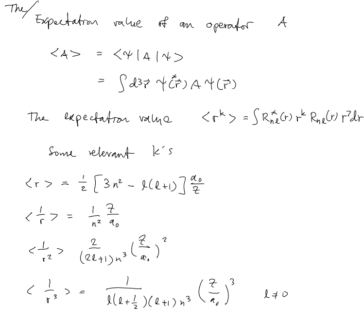 Solved The Expec y Expectation value of an operator A - | Chegg.com