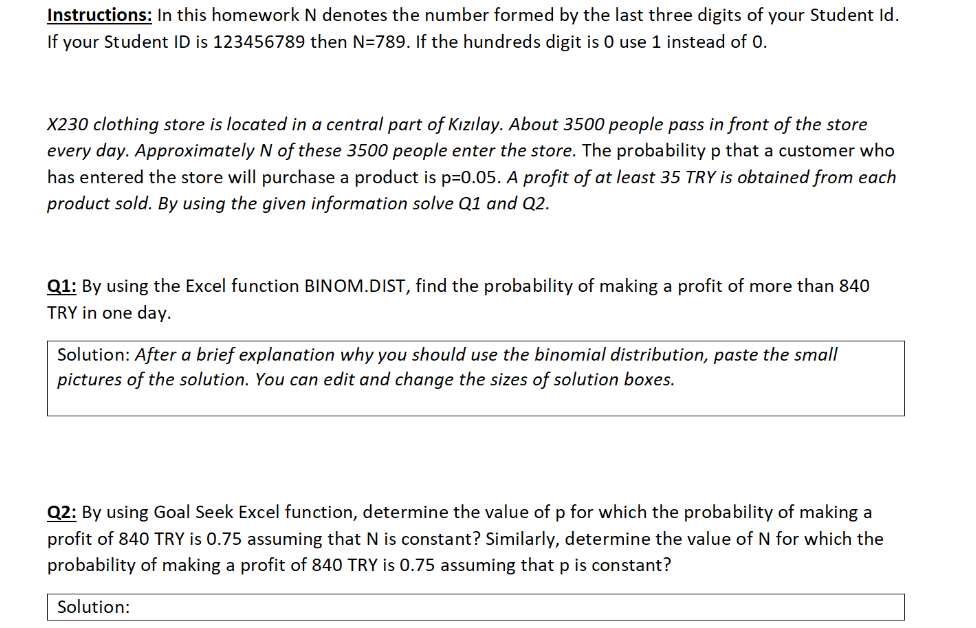 Solved Instructions: In this homework N denotes the number | Chegg.com