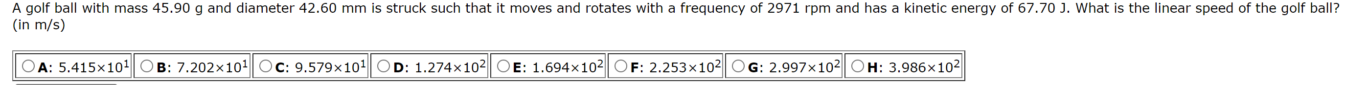 Solved (in m/s ) | Chegg.com