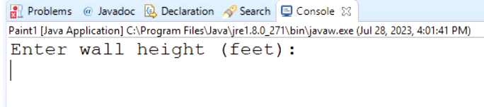 Solved Help please need assistance to make my console print | Chegg.com