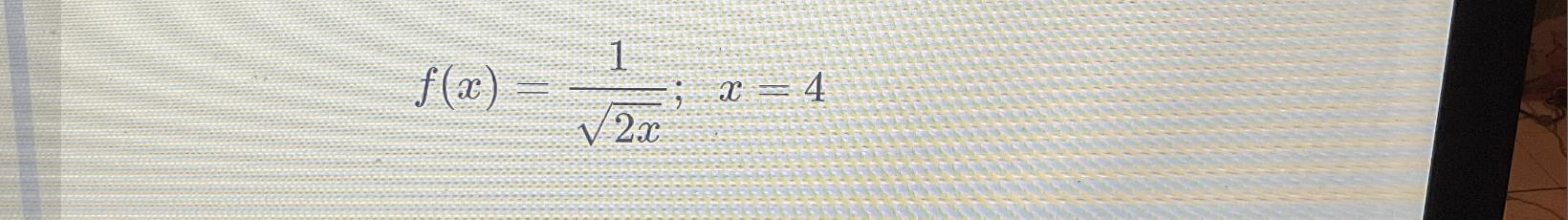 Solved f(x)=12x2;x=4 | Chegg.com