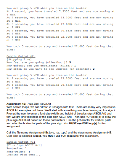 Solved rou are going ⊃ MPH when you slam on the brakes! At 1 | Chegg.com
