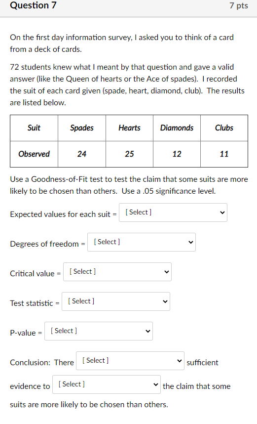 First Day Student Survey
