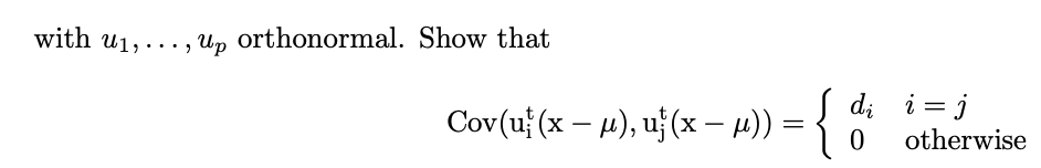 Suppose that x is a p-dimensional random vector with | Chegg.com