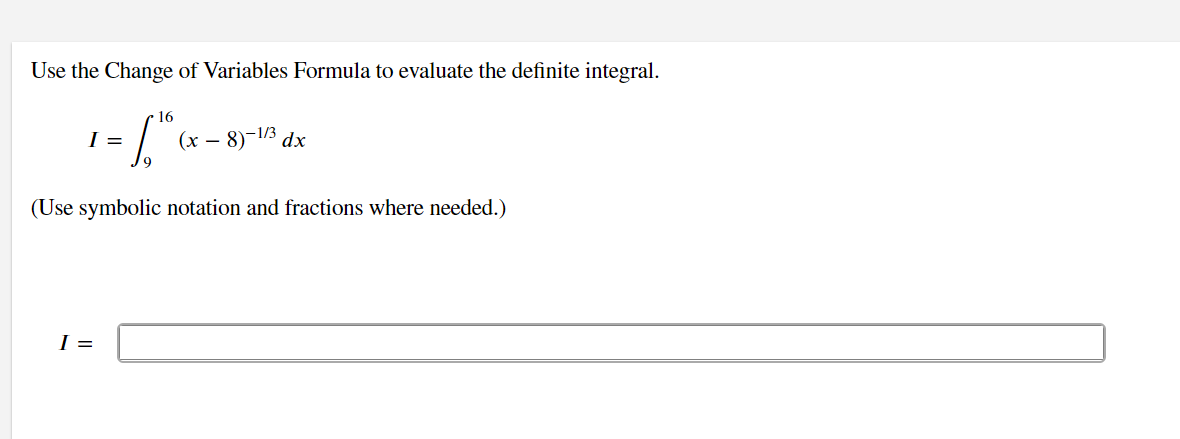 Solved Use the Change of Variables Formula to evaluate the | Chegg.com