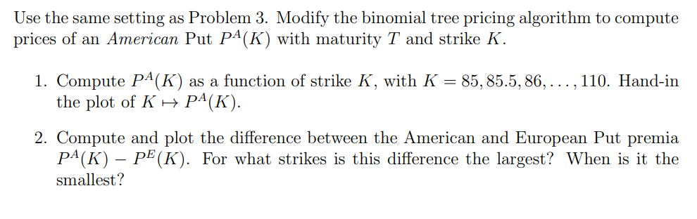 Solved Use the same setting as Problem 3 . Modify the | Chegg.com