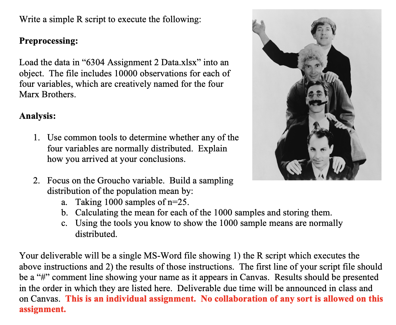 Solved Write a simple R script to execute the following: | Chegg.com
