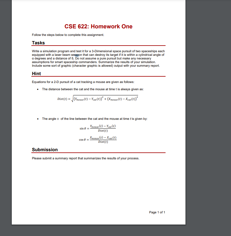 Solved CSE 622: Homework OneFollow the steps below to | Chegg.com