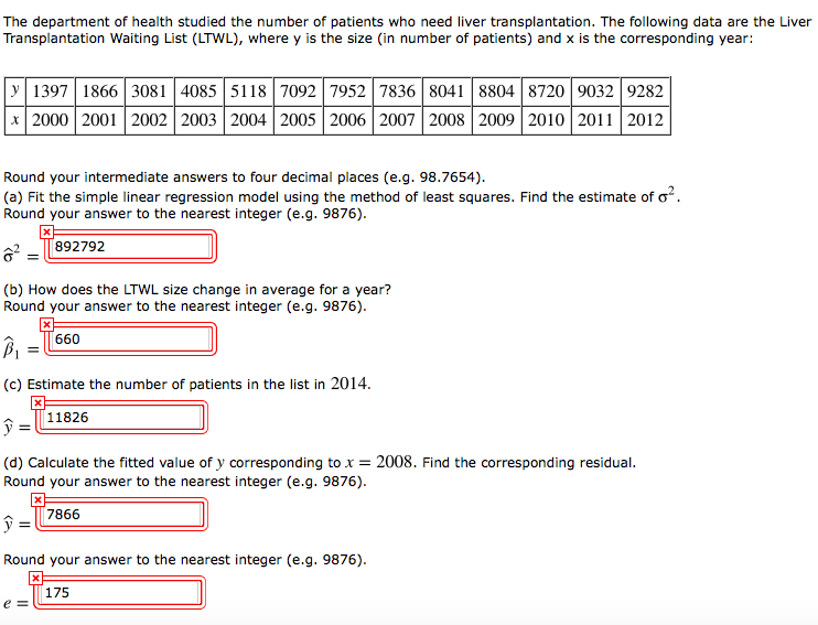 Solved The department of health studied the number of | Chegg.com