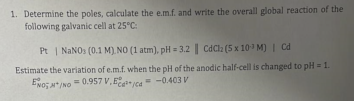 Solved 1. Determine the poles, calculate the e.m.f. and | Chegg.com