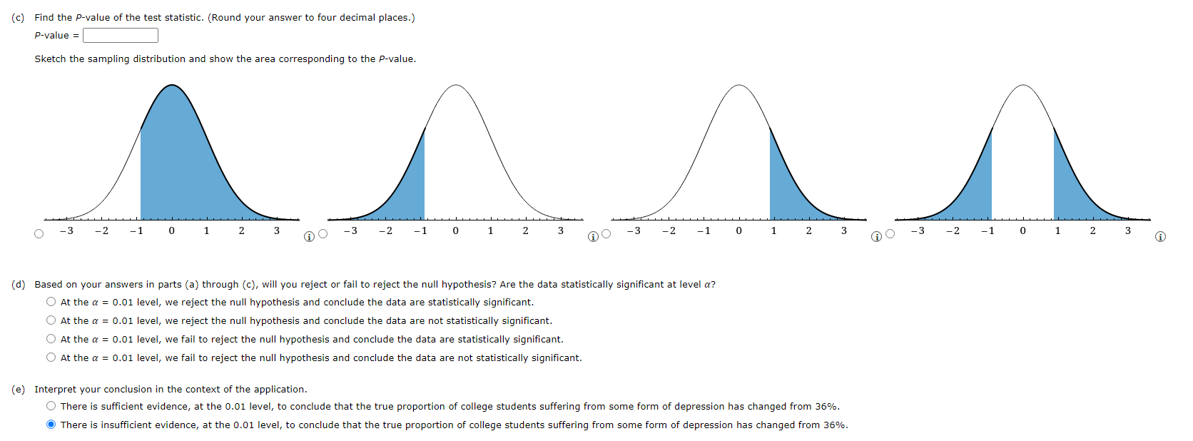 Solved (a) What is the level of significance? 0.01 State the | Chegg.com