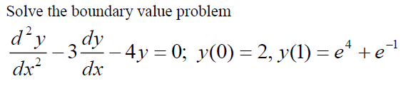 Solved Solve the boundary value | Chegg.com