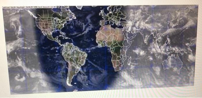 Solved on the map clearly label 4 or 5 mid latitude cyclones | Chegg.com