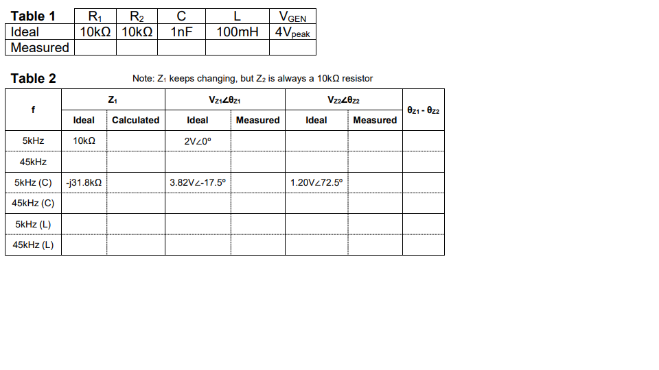 Make sure that both Table 1 and Table 2 are in your | Chegg.com