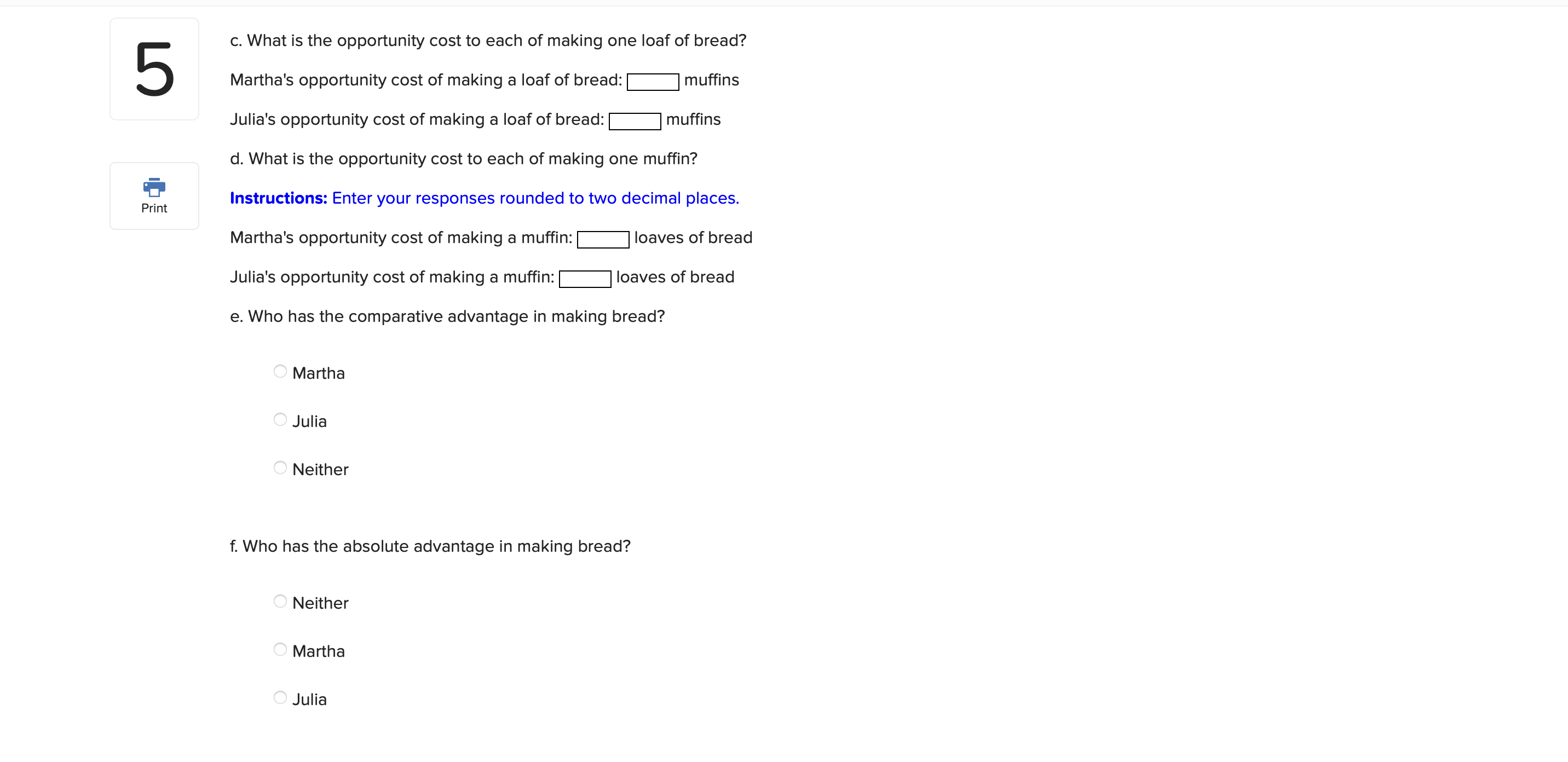 Solved b. Draw Julia's daily PPC. Instructions: Use the | Chegg.com