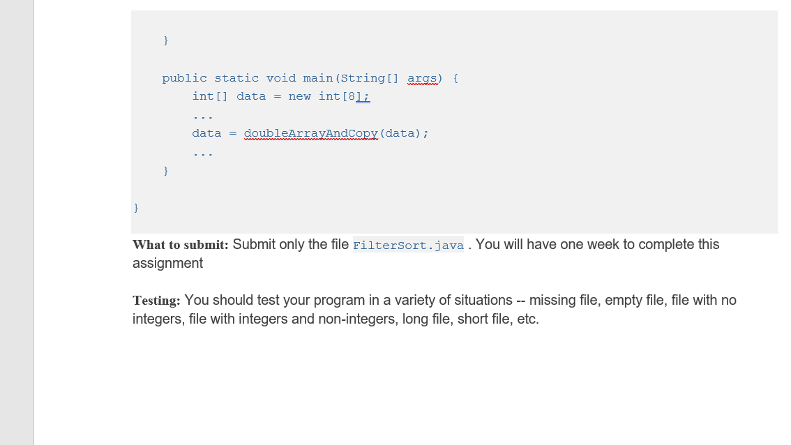 Solved Write a complete Java program in a file called | Chegg.com