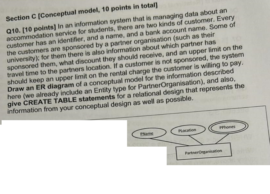 Solved by an EXPERT Section C [Conceptual model, 10 ﻿points in | Chegg.com