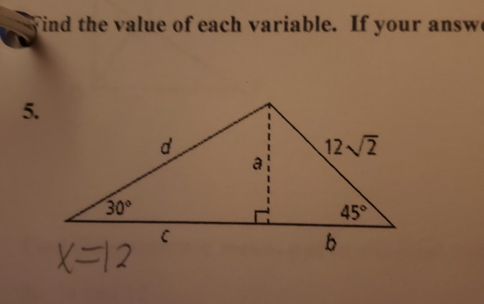 Solved HOW ALL WORK and LABEL!!!! Find the value of each | Chegg.com