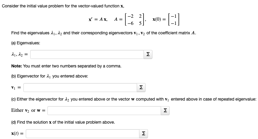Solved Consider the initial value problem for the | Chegg.com