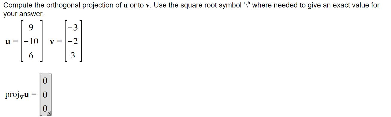 Solved find the orthogonal | Chegg.com