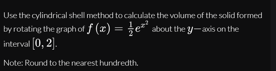 Solved Use the cylindrical shell method to calculate the | Chegg.com