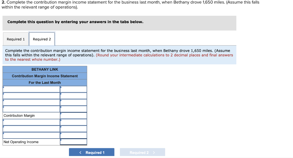 Solved Bethany Link delivers parts for several local auto | Chegg.com