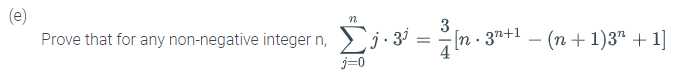 Solved Exercise 8.4.2: Proving identities by induction. | Chegg.com