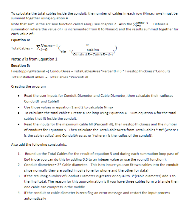 CI5217 Exercise 2.9 Using a for loop to calculate | Chegg.com