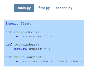 Solved import first def one (number): return number w+2 def | Chegg.com