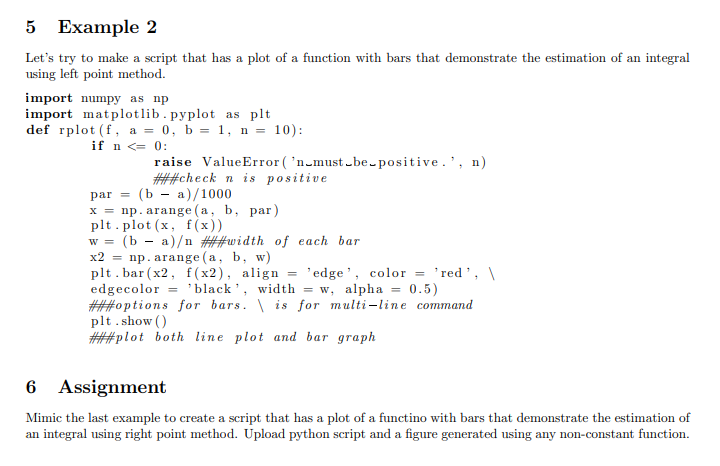 Solved 5 Example 2 Let's try to make a script that has a | Chegg.com