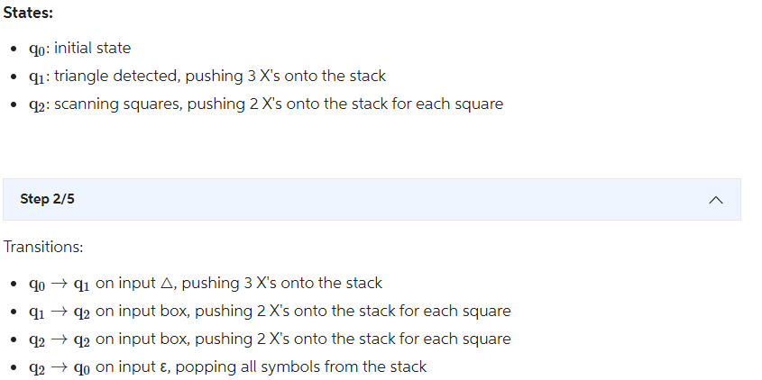 Automata theory questions Please draw a PDA state | Chegg.com