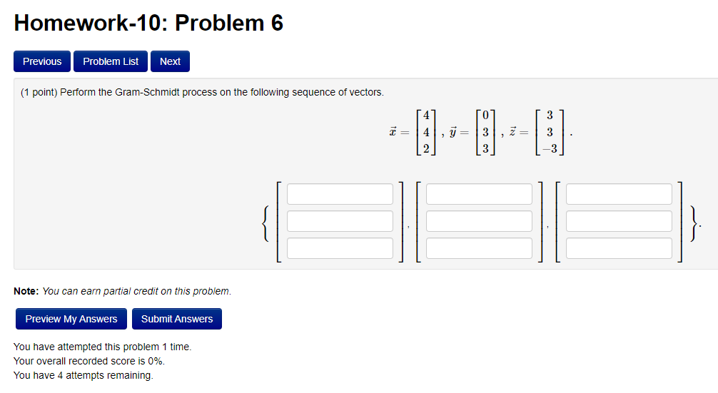 Solved Homework-10: Problem 6 Previous Problem List Next (1 | Chegg.com
