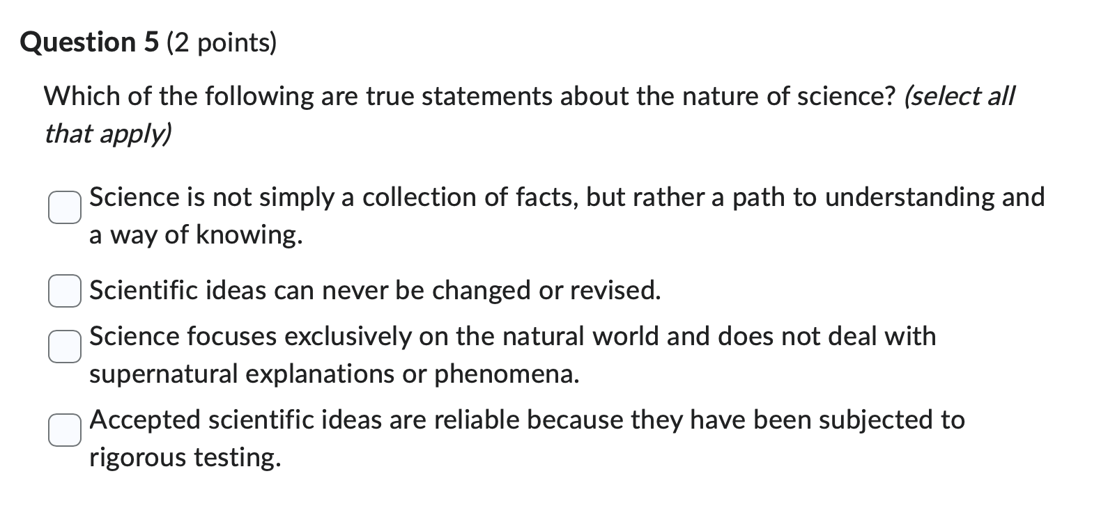 Solved Which of the following are true statements about the | Chegg.com